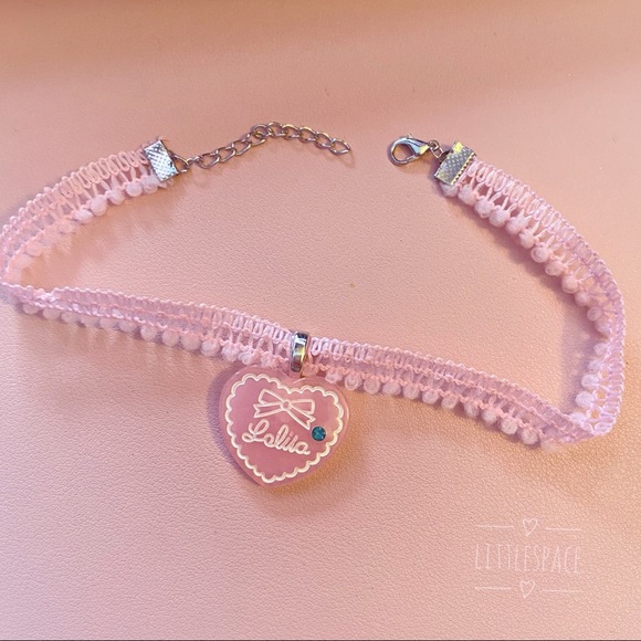 LittleSpace | Jewelry | Handmade Lolita Heart Choker | Poshmark